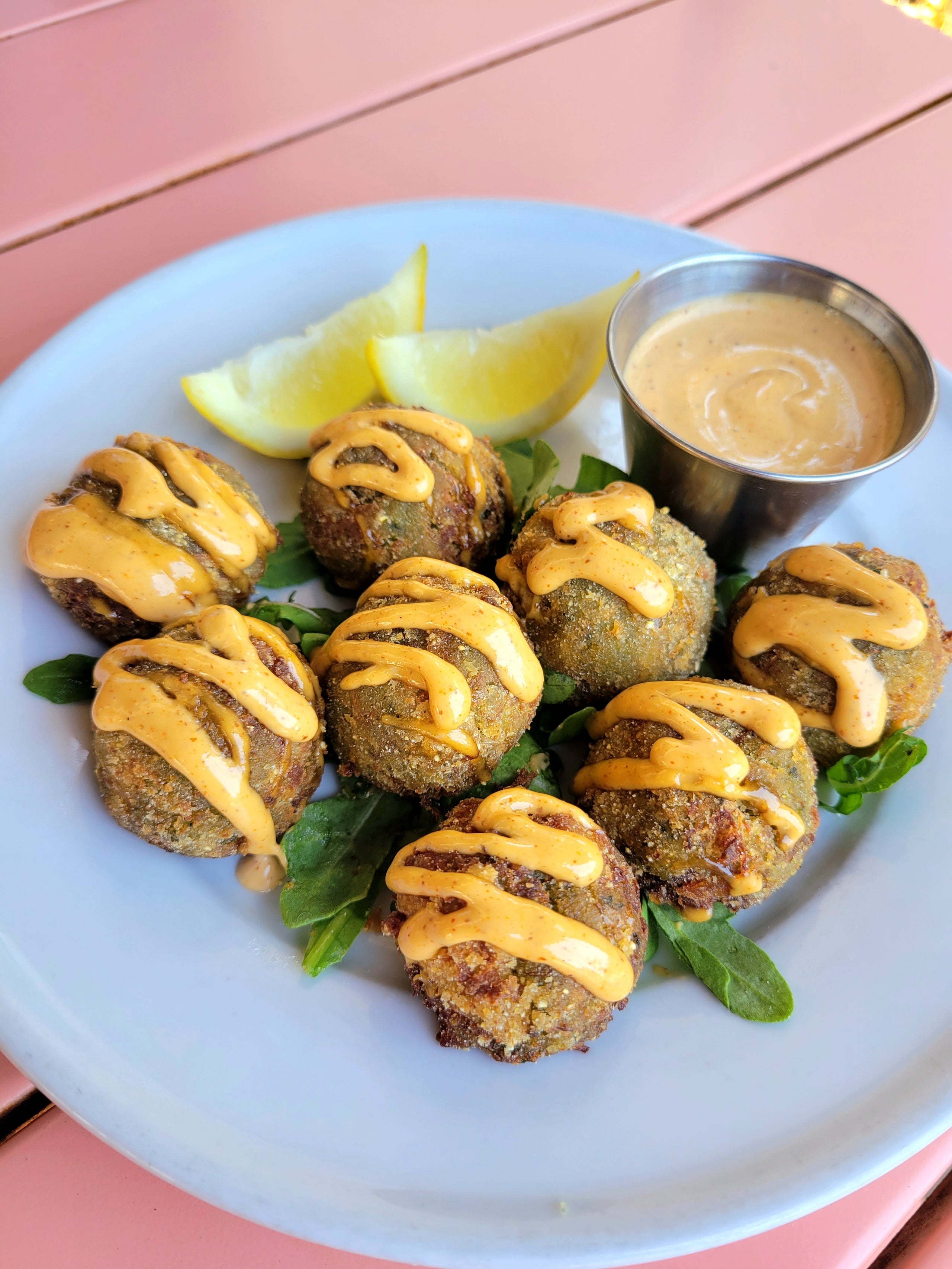 Crab Boulettes | Nola Brunch & Beignets